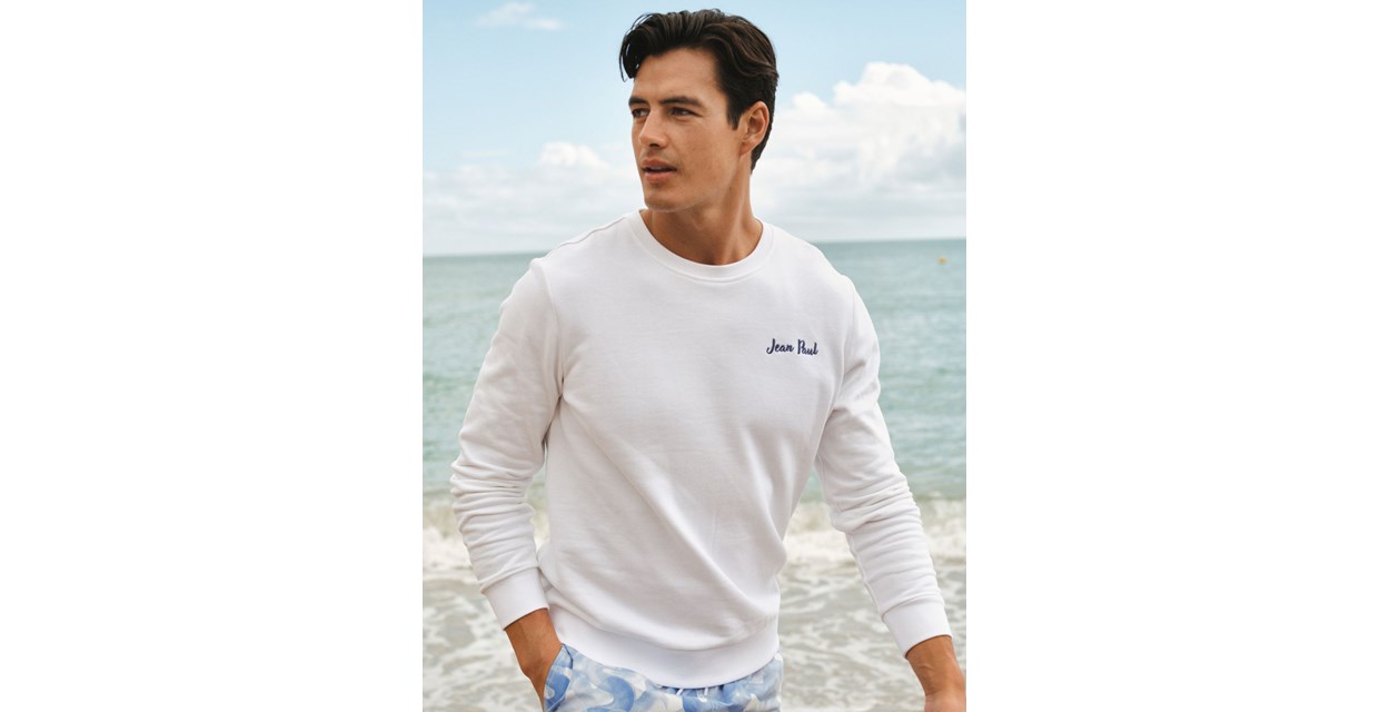 Wave collegegenser Bright White | Jean Paul